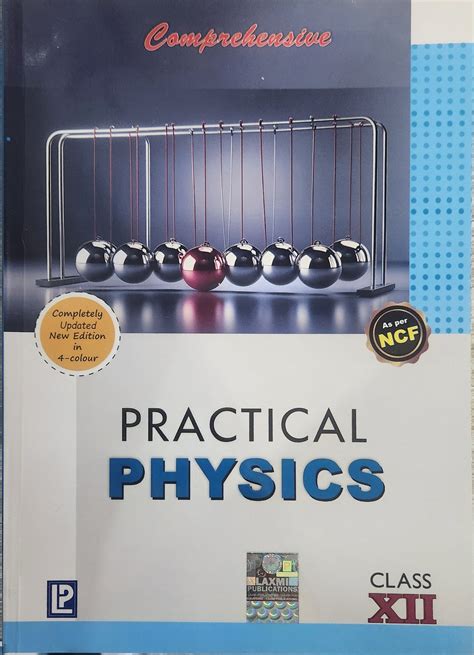 Laxmi Publication Comprehensive Practical Physics Book For Class 12