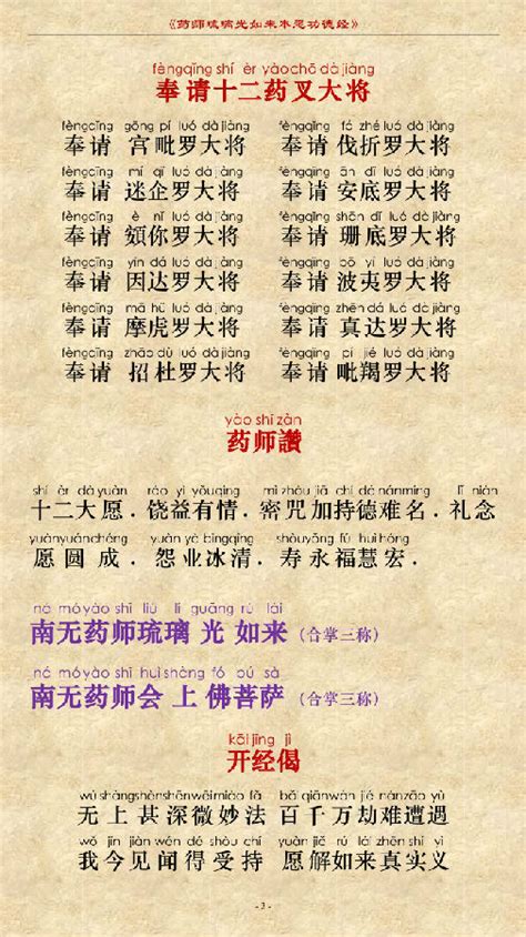 药师经注音读诵版学佛网
