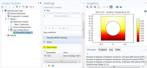 How To Continue A Parametric Sweep In Case Of A Problem