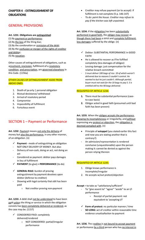 Chapter 4 Modes Of Extinguishment Chapter 4 Extinguishment Of