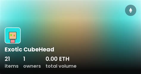 Exotic Cubehead Collection Opensea