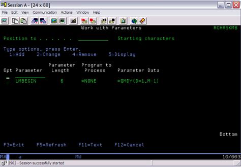 defining using command variables with ajs
