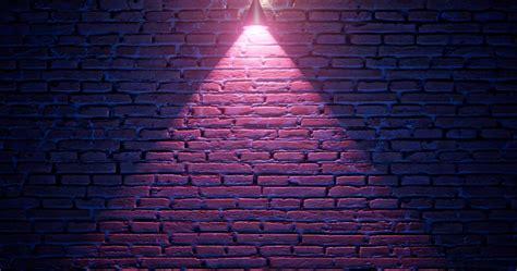 Кирпичная стена с подсветкой 40 фото