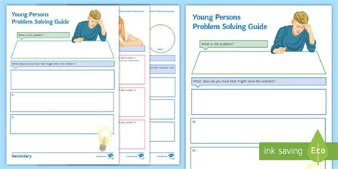Problem Solving Worksheet Personal Development Twinkl Worksheets Library