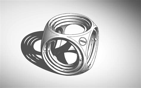 3d Design Gyro Cube Sphere Tinkercad