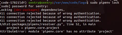 python pipenv issue attributeerror module re has no attribute project stack