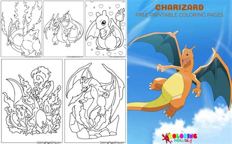 Charizard X And Y Coloring Pages [2025]