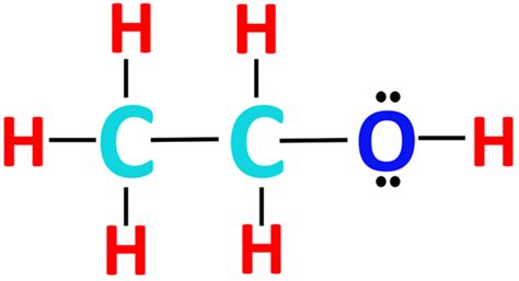 Ch3ch2oh Lewis Structure Molecular Geometry Hybridization Bond Angle