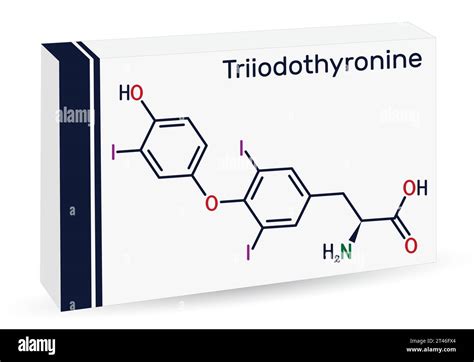 Triiodothyronine T3 Liothyronine Molecule It Is Thyroid Hormone Pituitary Gland Hormone
