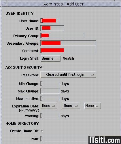 Create User In Solaris