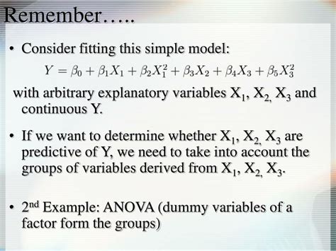 Ppt Model Selection And Estimation In Regression With Grouped