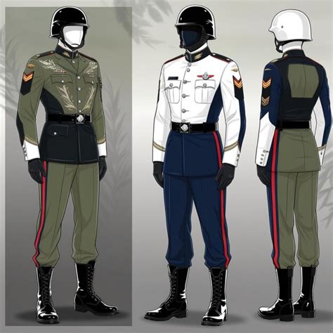 Army Uniform Design Premium AI Generated Image