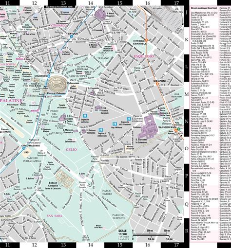Streetwise Rome Map Laminated City Center Street Map Of Rome Italy