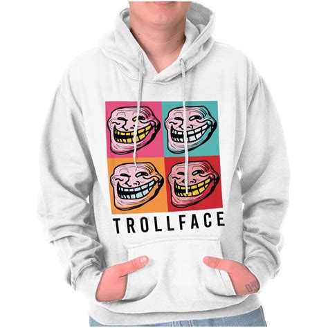 Troll Face Meme Hoodie Troll Face Brisco Brands Brisco Apparel
