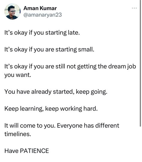 aman kumar on linkedin softwareengineers patience learning work life