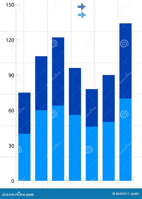 Stack Graph Stock Illustration Illustration Of Arrows 864534