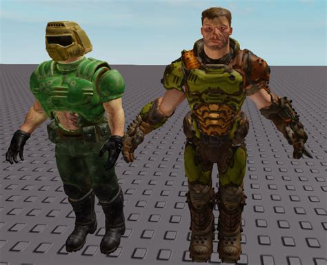 Doom Eternal Slayer With The Quake Champions Head Thinking R Doom