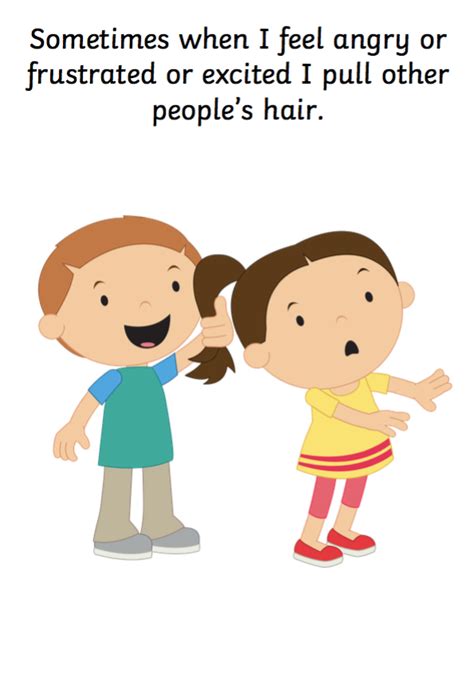 Hair Pulling Social Story Made By Teachers