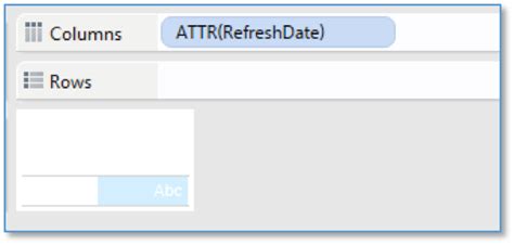 Tableau Workaround Part 1 Add Last Database Refresh Date To Dashboard Credera