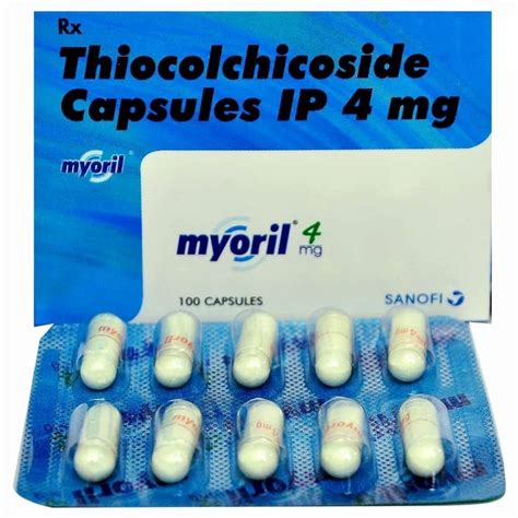 Myoril 4mg Capsule At ₹ 2993strip In Mumbai Id 2858000933488