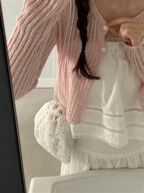 피터앤웬디 스위티 플라워 버튼 가디건