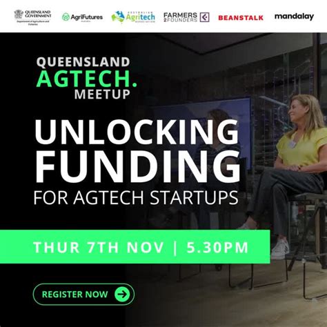 Ausagritech On Linkedin Qld Agtech Meetup Unlocking Funding When Thu 7 Nov 5 30 Where The…