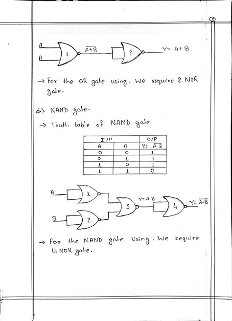 All Basic Gate Using Nor Gate Assignment Pdf
