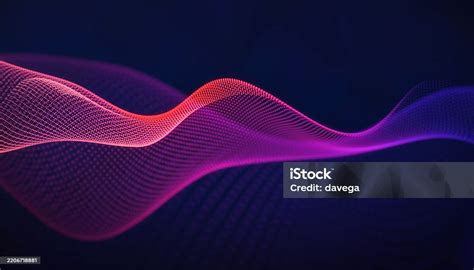빨간색과 파란색의 어두운 테마의 테크 웨이브 Adobe After Effects를 사용하여 만든 사진 일러스트레이션 배경에 대한