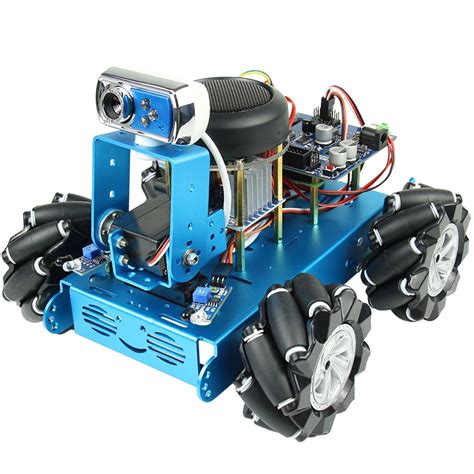 Raspberry Pi B Mecanum Wheel Vision Autonomous Driving Ai Artificial