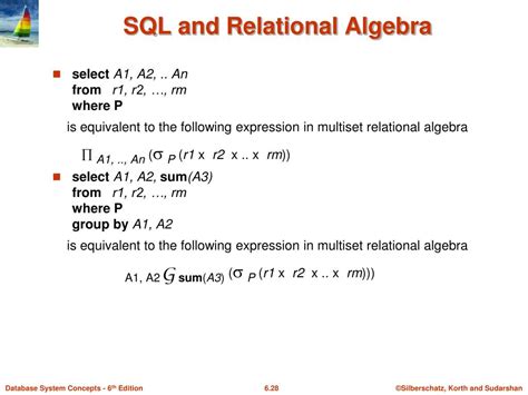 Ppt Chapter 6 Formal Relational Query Language Relational Algebra Powerpoint Presentation