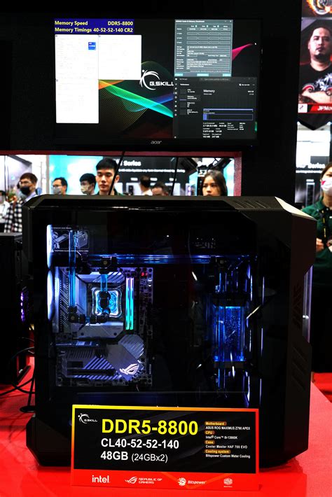 Gskill Showcases Overclocked Extreme Ddr5 Memory At Computex 2023 Up To Ddr5 8800 24gbx2 G