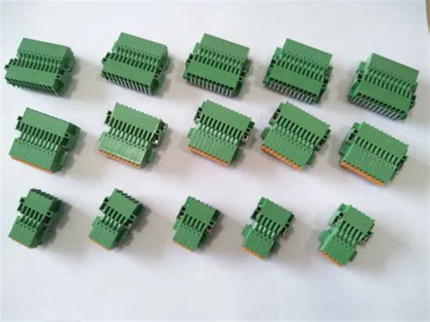 2 54mm Pitch Male And Female Double Row Plug Socket Terminal Blocks For Pcb Connector Terminal