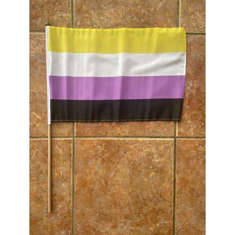 Non Binary Flag Large X Non Binary Flag ShopWorld Flag Shop