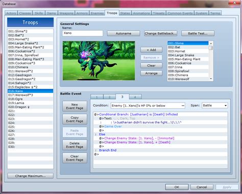 Boss Is Using Moves That Are Not Assigned To Him Please Help RPG Maker Forums