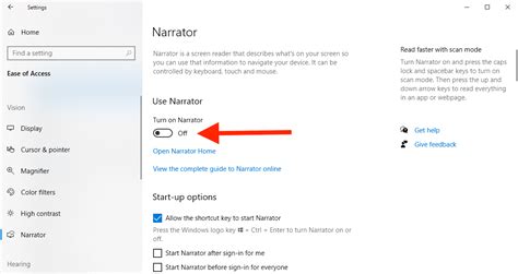 How To Disable And Enable Narrator In Windows 10