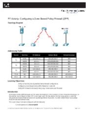 CCNAS Chp4 PTActC Zone Based Policy Firewall Student Marin PT