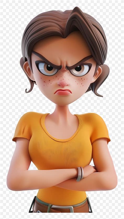Angry Crossed Arms Cartoon
