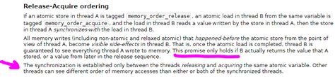 thread safe data transfer interlock using std atomic and std memory order programming