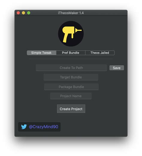 Github Crazymind Itheosmaker Make A Simple Theos Projects In Easiest Fastest Way For Pros