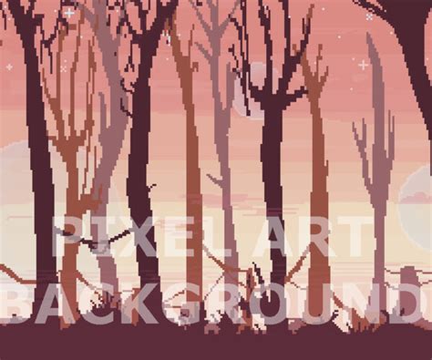 Artstation 12 Parallax Pixel Art Backgrounds Pack Game Assets