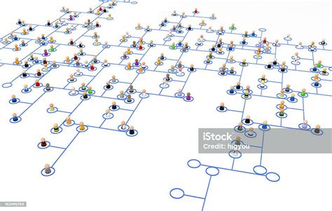 말풍선이 있는 사람들 꺾은선형 네트워크 기준 클로즈업 3차원 형태에 대한 스톡 사진 및 기타 이미지 3차원 형태 개체 그룹 공동체 Istock
