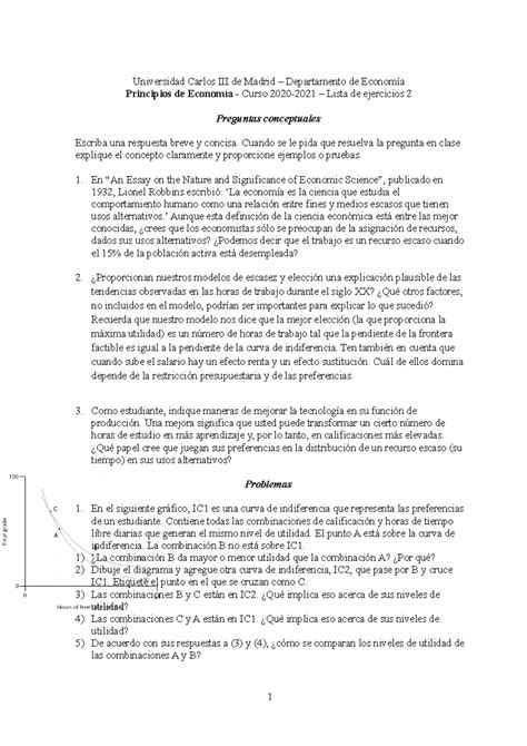 Principios Lista De Ejercicios 2 20 21 Esp Universidad Carlos Iii De Madrid Departamento De