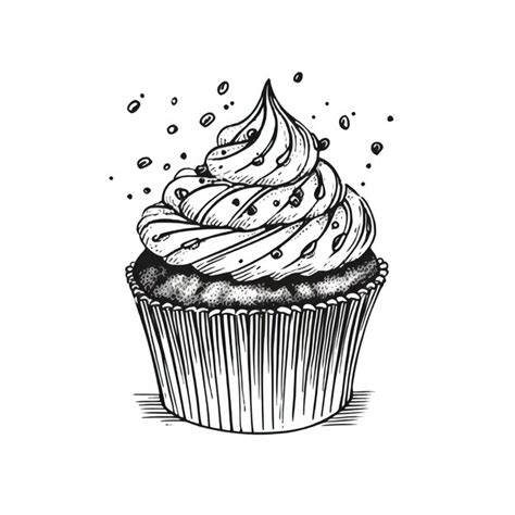 Premium Ai Image Sweet Cupcake Ai Generated