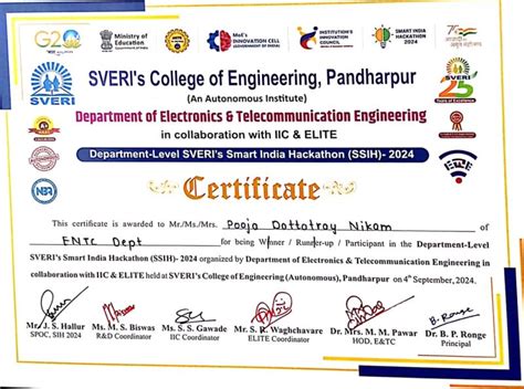 pooja nikam on linkedin 🚀 innovative experience to participate in an smart india hackathon and…