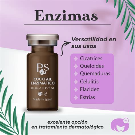 Dermalia Las Enzimas • Hialuronidasa • Colágenasa • Lipasa Ofrecen