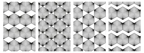 밝은 기하학적 복고풍 육각형 세트 포스터 레트로웨이브 신스웨이브 레이브 증기파 디자인 복고풍 스타일 패션 1980 년대 90