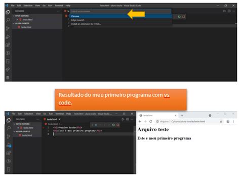 Criando seu próprio arquivo HTML no VS Code um passo a passo curto e simples JavaScript e