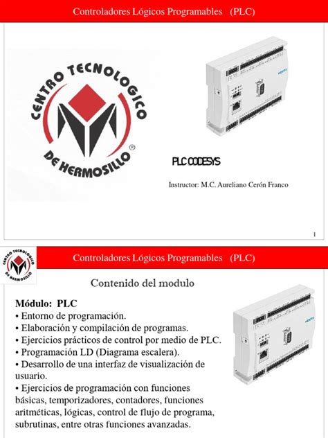 Controladores Lógicos Programables Plc Pdf Controlador Lógico Programable Ingenieria