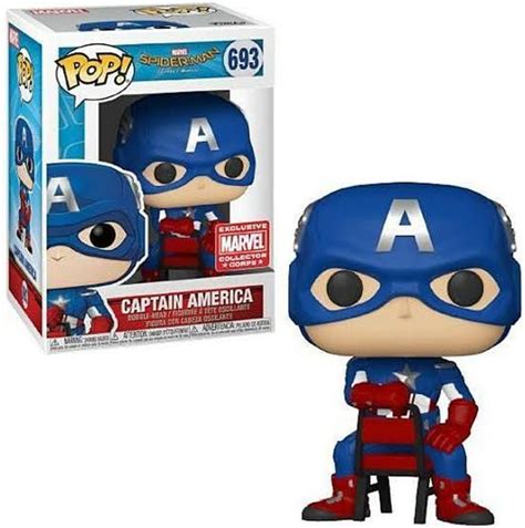 Captain America Funko Pop 693 Marvel Pop Figures Captain America Pop