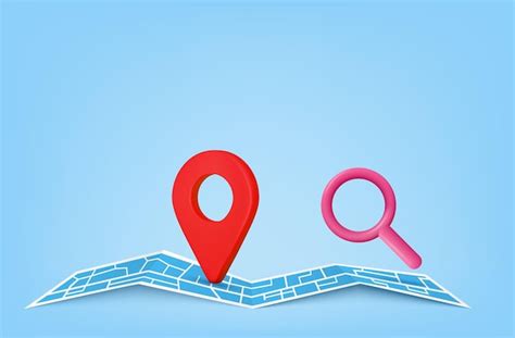 premium vector pin pointer and map location search gps